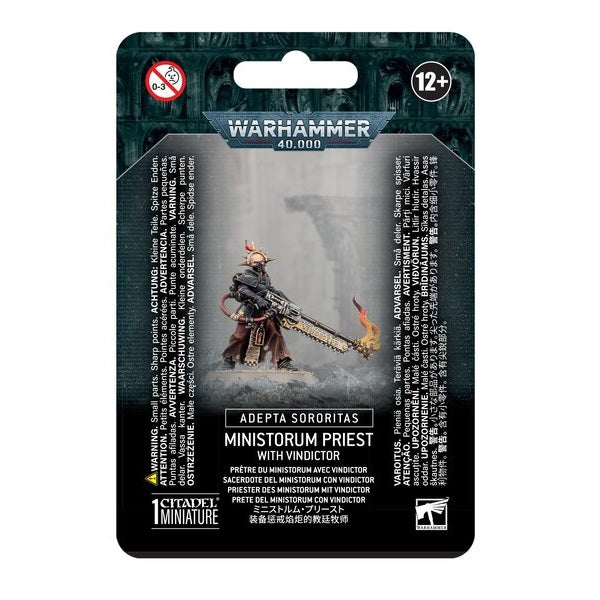 Ministorum Priest With Vindictor – Grim Dice Tabletop Gaming