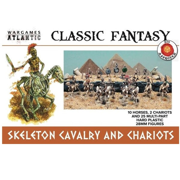 Skeleton Cavalry and Chariots, Wargames Atlantic – Grim Dice Tabletop ...