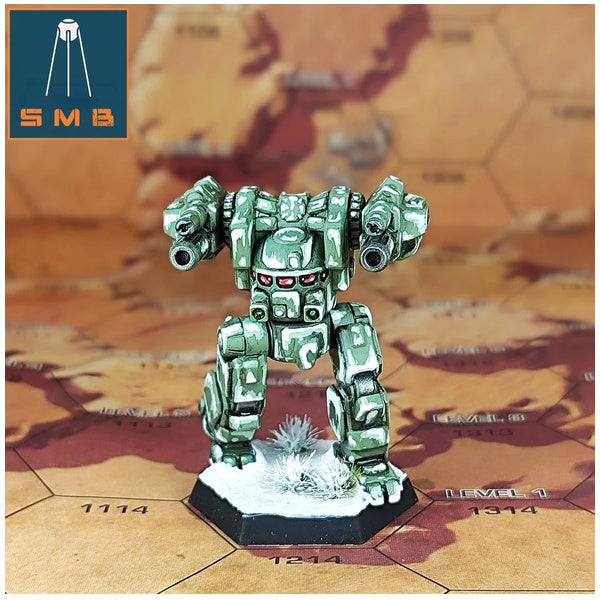 Battle Mech Jager Proxy 3d Print for Hex Based Games [Print on Demand ...