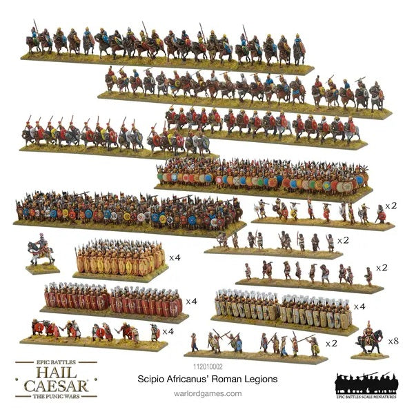 Hail Caesar Epic Battles: Scipio Africanus' Roman Legions. – Grim Dice ...