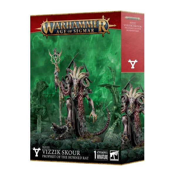 Vizzik Skour Prophet Horned Rat. – Grim Dice Tabletop Gaming