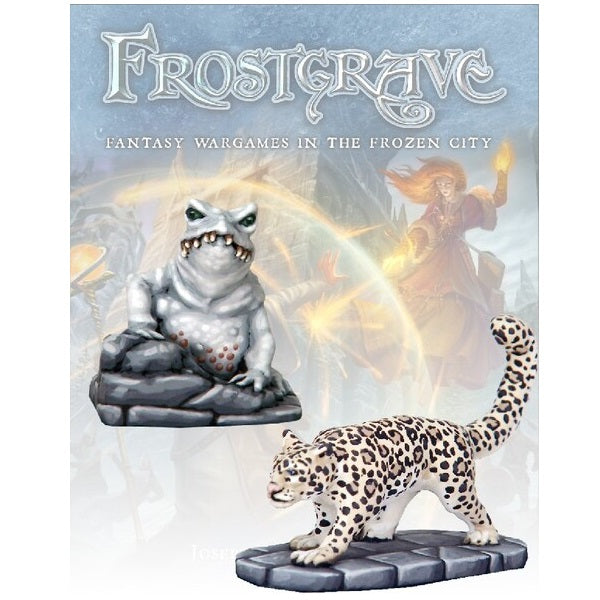 Ice Toad & Snow Leopard – Grim Dice Tabletop Gaming