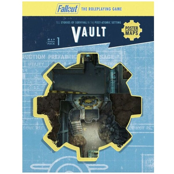 Fallout: The Roleplaying Game - Map Pack 1: Vault – Grim Dice Tabletop ...