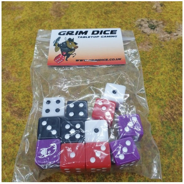 Grim Dice ... Dice - Set of 12 Dice - Mixed – Grim Dice Tabletop Gaming