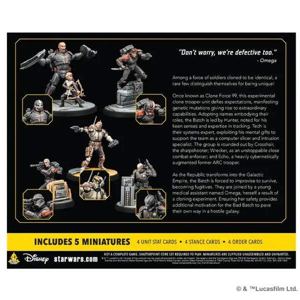Star Wars: Shatterpoint - Clone Force 99 (Bad Batch Squad Pack) – Grim ...