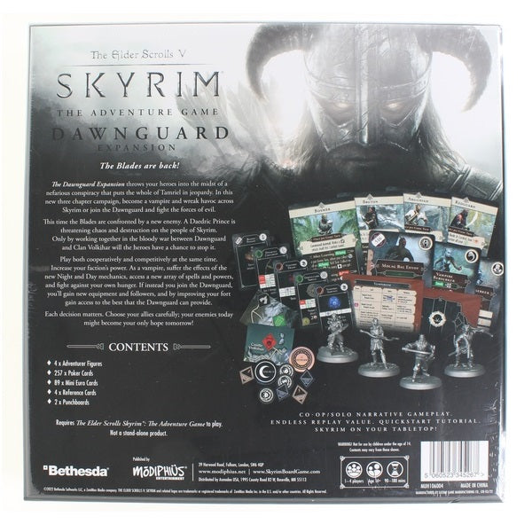 The Elder Scrolls: Skyrim - Adventure Board Game - Dawnguard Expansion ...