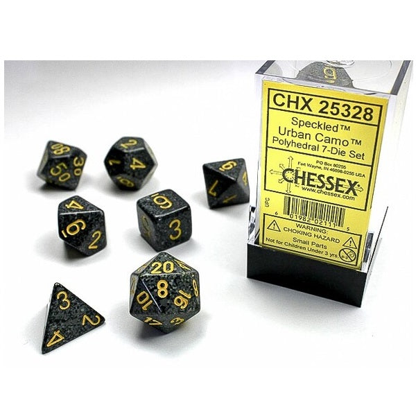Speckled® Polyhedral 7-Die Set - Urban Camo – Grim Dice Tabletop Gaming